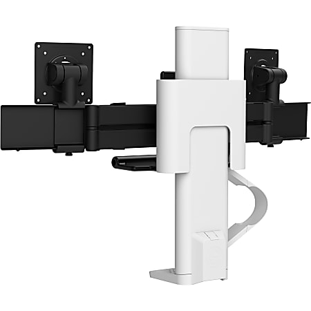 Ergotron TRACE Desk Mount for Monitor LCD Display White 2 Displays ...