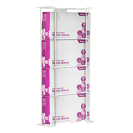 Alpine Quadruple Box Wire Glove Dispensers 20 H x 10 34 W x 3 1316 D ...
