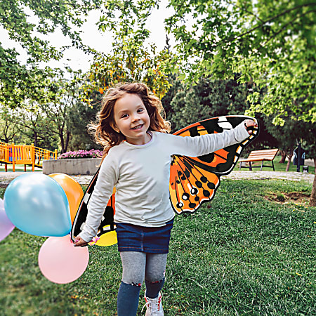 Insect Lore Dress Up Butterfly Wings Morpho Blue Pack Of 3 - Office Depot