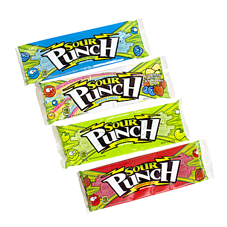 Sour Punch 4 Flavor 6 Bag Variety Box 4.5 Oz - Office Depot