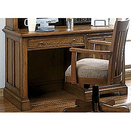 Cole Office Aberdeen Computer Desk 30 H x 50 W x 24 D Canyon Oak ...