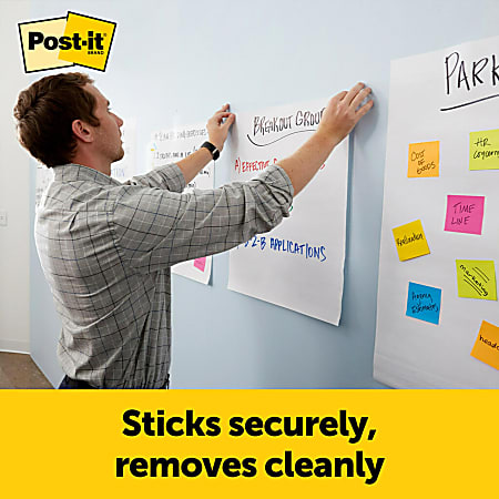 Post it Super Sticky Easel Pads 20 x 23 White 2 Pads of 20 Sheets ...