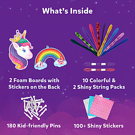 Skillmatics Super Strings Unicorn Magic Kids Craft Kit - Office Depot