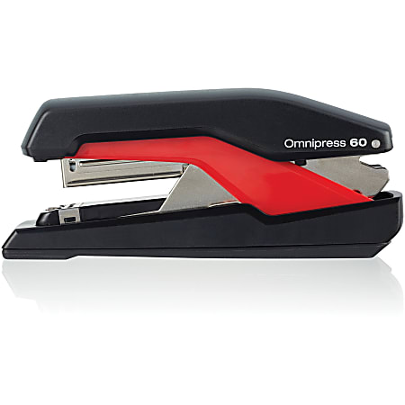 Swingline Omnipress 60 60 Sheet Stapler Full Strip BlackRed - Office Depot