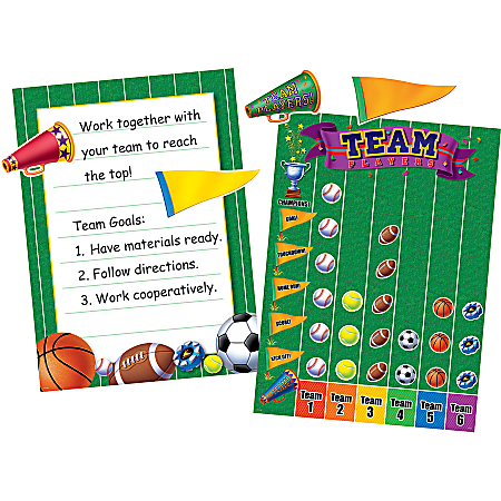 Creative Teaching Press Team Players Bulletin Board Set - Office Depot