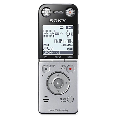 Sony ICDSX733D Digital Voice Recorder - Office Depot