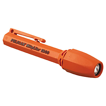 Pelican MityLite 1900 Flashlight Orange - Office Depot