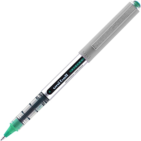 Uni Ball Vision Rollerball Pens Pack Of 12 Fine Point 0.7 mm Silver ...