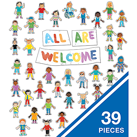 Carson Dellosa Education All Are Welcome 39 Piece Bulletin Board Set ...
