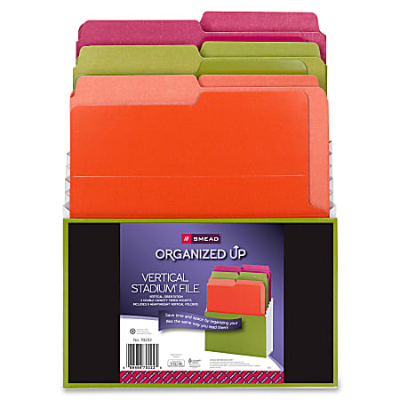 Smead Organized Up® Vertical Stadium® File with Heavyweight Vertical ...
