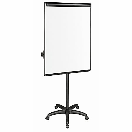 MasterVision Easy Clean Mobile Non Magnetic Dry Erase Whiteboard Easel ...