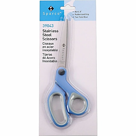 Sparco 8 Bent Multipurpose Scissors 8 Overall Length Bent Stainless ...