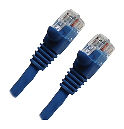 Professional Cable Gigabit Ethernet Cat6 UTP Cable with Boots 1 ft Blue ...