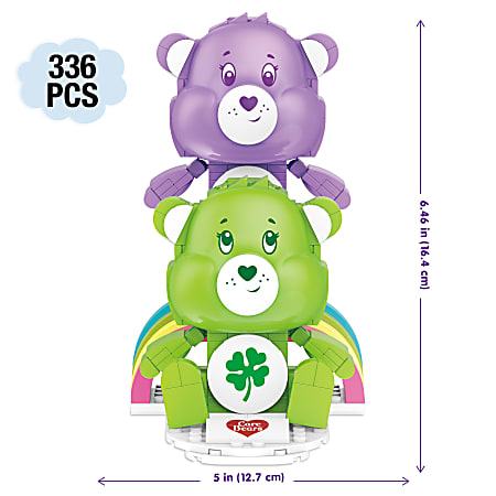 Brickcraft Care Bears Good Luck Bear Share Bear Building Kit Multicolor ...