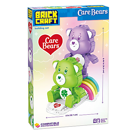 Brickcraft Care Bears Good Luck Bear Share Bear Building Kit Multicolor ...