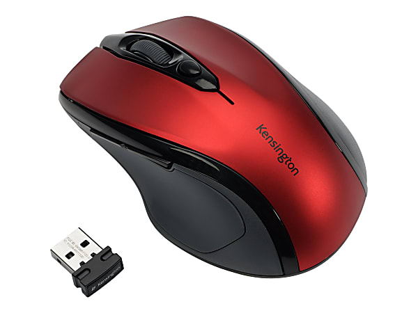 Kensington Pro Fit Wireless Mouse Ruby Red - Office Depot