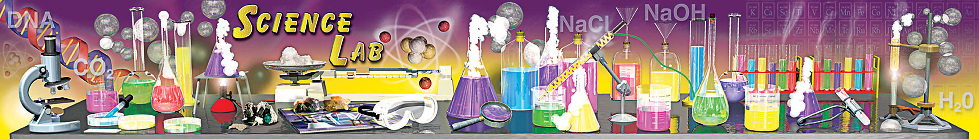Mark Twain Bulletin Board Set Science Lab Tools Topper Grades 4 8 ...
