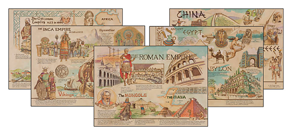 Mark Twain Bulletin Board Set Ancient Civilizations and Cultures Topper ...