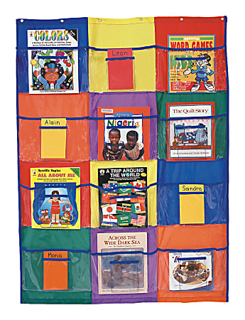 Carson Dellosa LibraryCenters Pocket Chart 36 14 x 50 - Office Depot