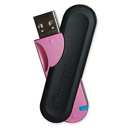 Memorex 4GB Clip 98106 USB 2.0 Flash Drive 4 GB USB 2.0 Pink - Office Depot