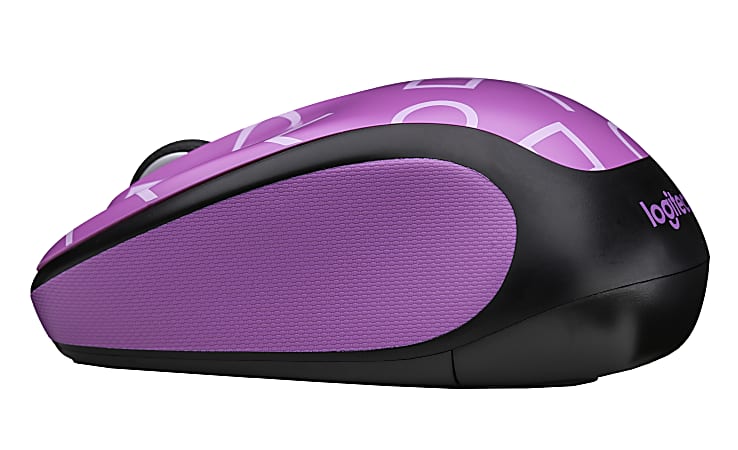 Logitech® Play Collection M325c Wireless Mouse, Geo Purple, 910-004742