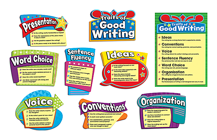 Carson Dellosa Traits Of Good Writing Bulletin Board Set Grades 3 5 ...
