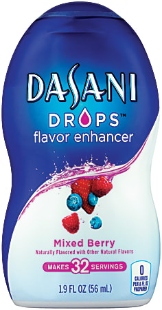 Dasani Drops Mixed Berry 1.9 Oz. - Office Depot