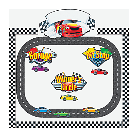 Carson Dellosa Racing Bulletin Board Set Grades K 5 - Office Depot