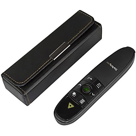 StarTech.com Wireless Presentation Remote with Green Laser Pointer 90ft - Office Depot