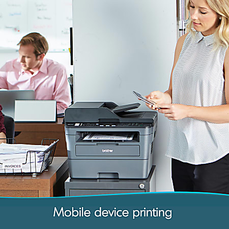 Brother MFC L2710DW Wireless Laser All In One Monochrome Printer With ...