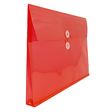 JAM Paper Plastic Booklet Envelopes Legal Size 9 34 x 14 12 Button ...