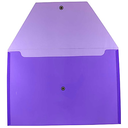 JAM Paper Plastic Booklet Envelopes Legal Size 9 34 x 14 12 Snap ...