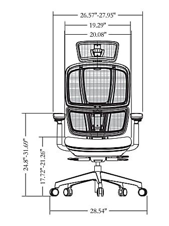 WorkPro Momentum Ergonomic MeshMesh Active High Back Office Chair ...