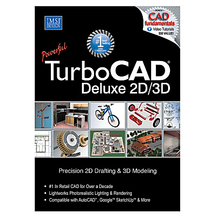 TurboCAD Deluxe 17 Disc - Office Depot