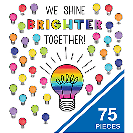 Schoolgirl Style We Shine Brighter Together Bulletin Board Set Set Of ...