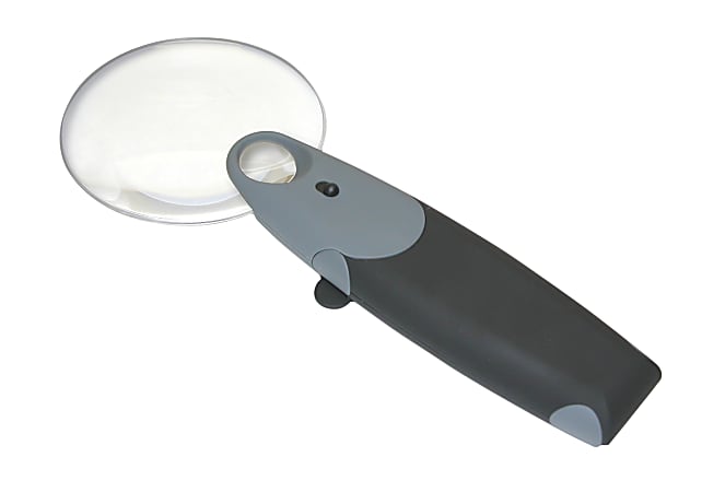 CARSON FreeHand LED Magnifier 2.5x5x - Office Depot