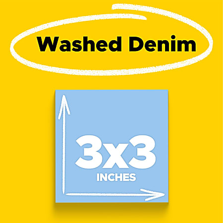 Post it Super Sticky Notes 3 in x 3 in 5 Pads 90 SheetsPad 2x the ...