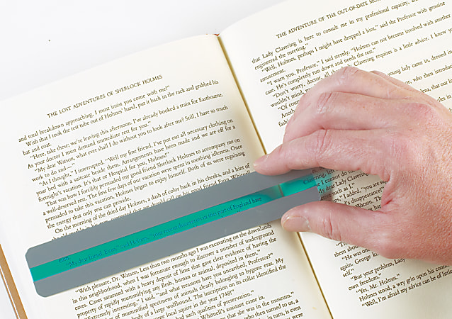 Ashley Productions Reading Guide Strips 1 14 x 7 14 Yellow Pack Of 24 ...