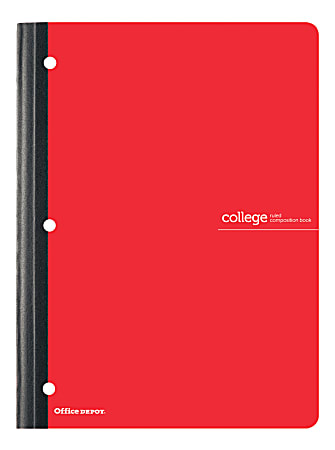 Office Depot Brand Composition Notebook 8 12 x 11 College Ruled 80 ...