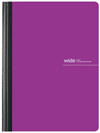 Office Depot Brand Composition Book 7 14 x 9 34 1 Subject Wide Ruled ...
