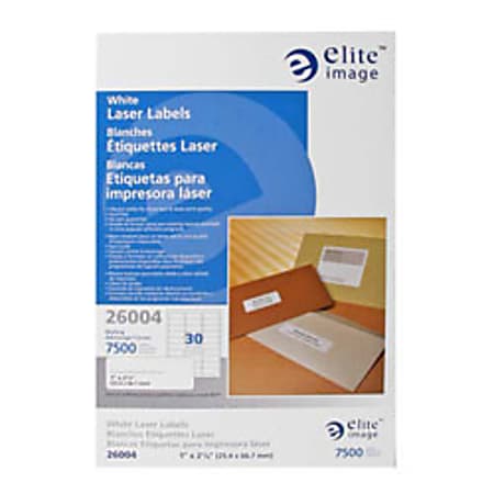 Elite Image Premium White Mailing Laser Labels Laser Labels Address ...