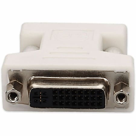 AddOn VGA Male to DVI I 29 pin Female White Adapter For Resolution Up ...