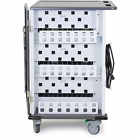 Ergotron YES36 Adjusta Charging Cart Mobile Makerspace 60 lb Capacity 4 ...