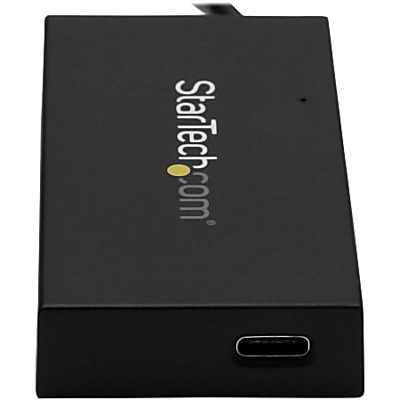 StarTech.com 4 Port USB 3.0 Hub USB Type A to 1x USB C 3x USB A ...