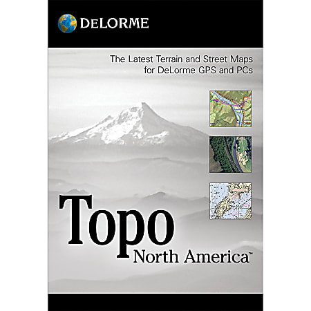 DeLorme Topo North America 9.0 Traditional Disc - Office Depot