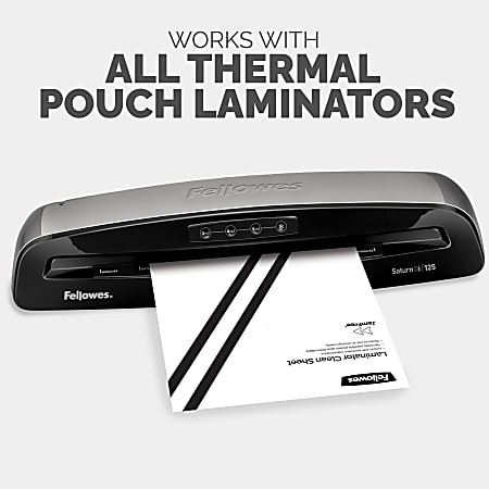 Fellowes FEL5320603 Laminator Cleaning Sheets 11 H x 8 12 W Pack Of 10 ...