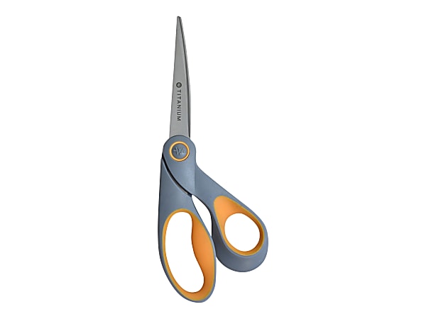 Westcott CarboTitanium Scissors 8 Straight WhiteGreen - Office Depot