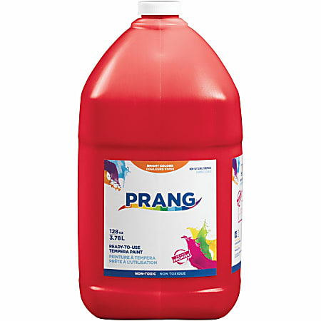Prang Ready To Use Tempera Paint 128 Oz. Red - Office Depot
