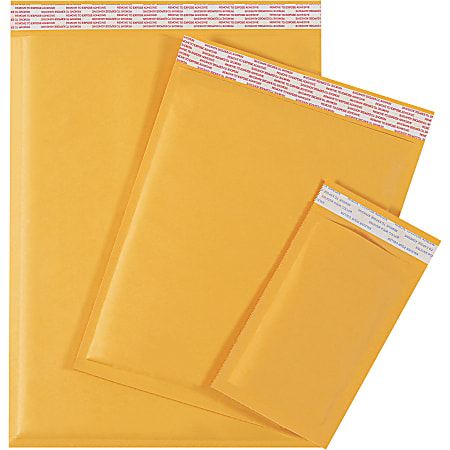 South Coast Paper Kraft Self Seal Bubble Mailers 5 10 12 x 16 Pack Of ...