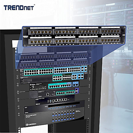 TRENDnet 48 port Network Patch Panel - Office Depot